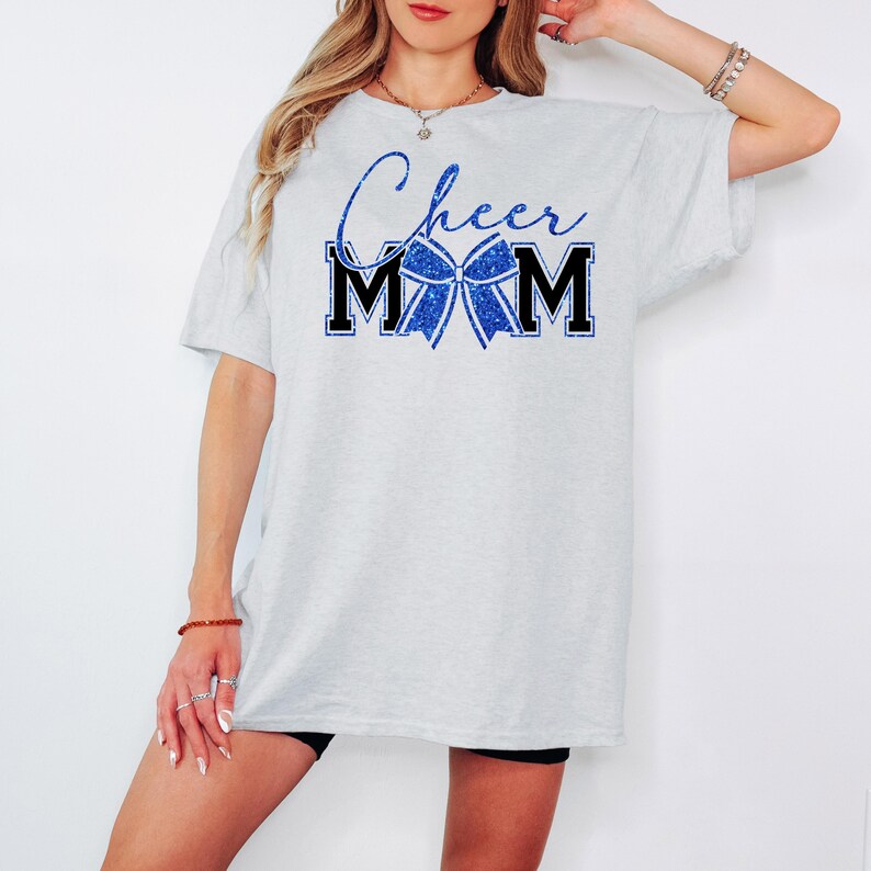 Cheer Mom SVG Cheer Mom PNG Blue Game Day Cheerleader All Star Cheer ...