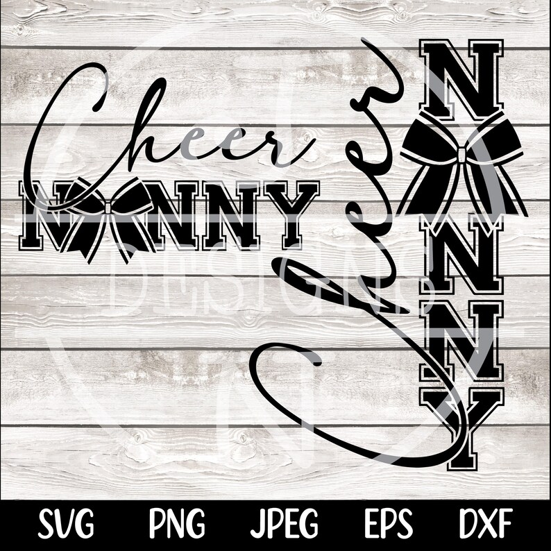 Cheer Nanny SVG Cheer Nanny PNG Game Day Cheerleader Cheer Competition ...