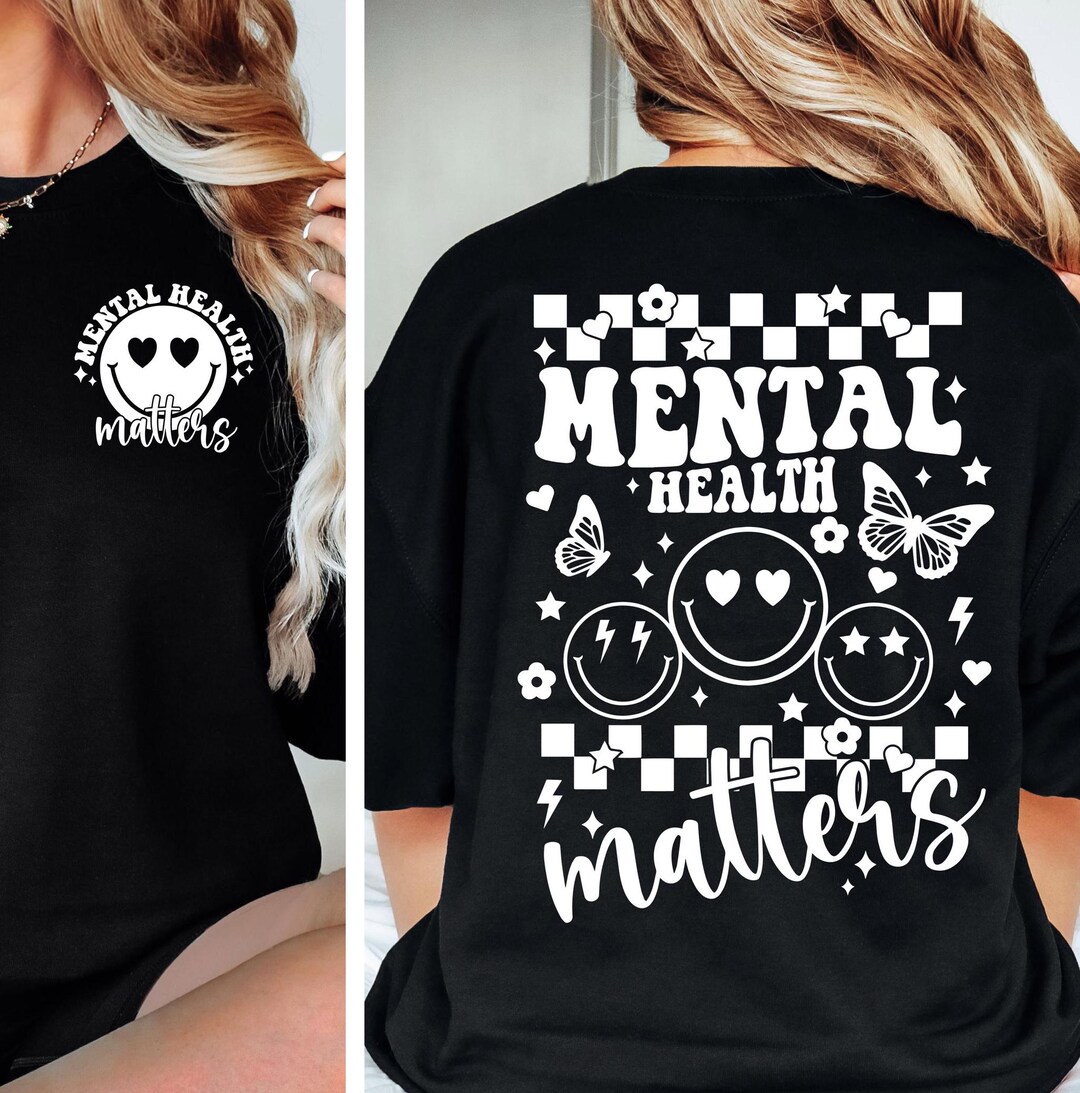 Mental Health Matters SVG PNG, Mental Health Awareness Svg, Positive ...