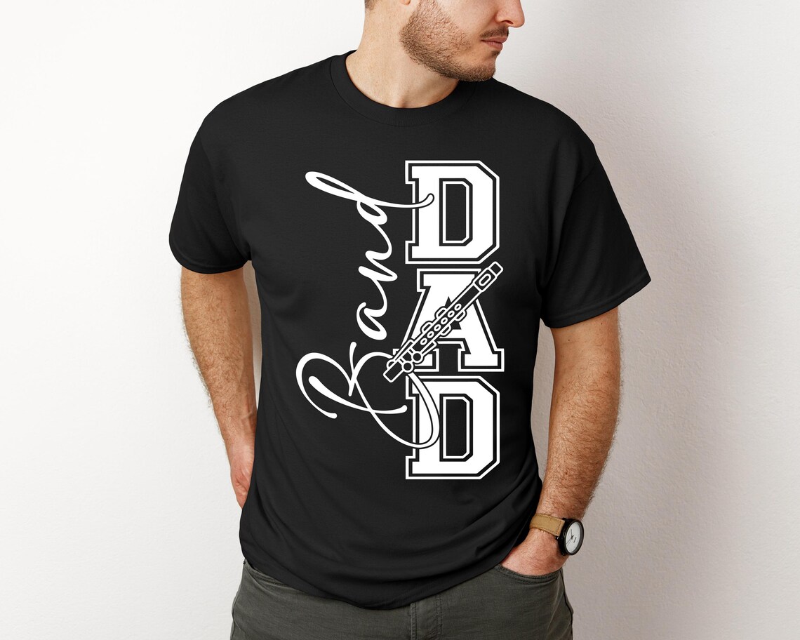 Band Dad SVG Band Dad PNG Marching Band Dad Shirt Design Flute Dad Png ...
