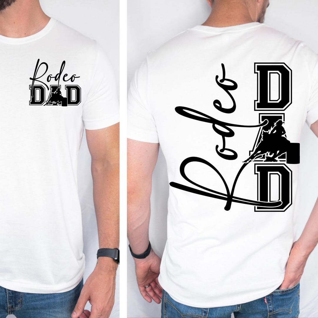 Rodeo Dad SVG PNG Rodeo Svg Rodeo Dad Shirt Car Decal Rodeo Dad Barrel ...