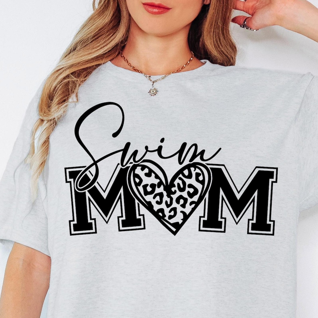 Swim Mom SVG Png Swim Mom PNG Svg Swim Mom Shirt Design Png Svg Dfx Eps ...