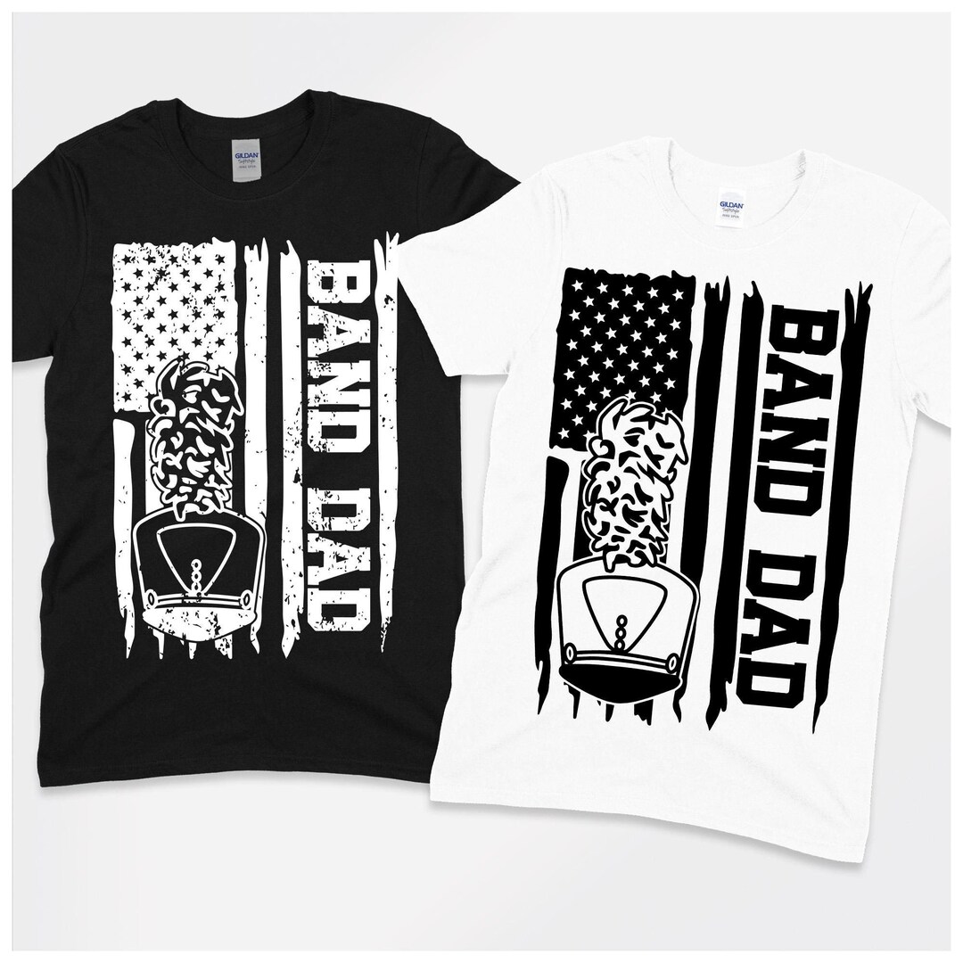 Band Dad SVG Band Dad PNG Marching Band Dad Shirt Design Drumline Dad ...