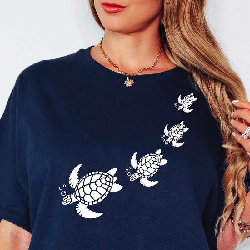 Sea Turtles Tee Shirt - Etsy UK