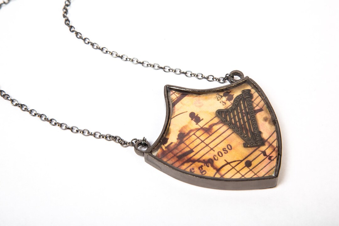 Musical Shield - Neckpiece - Etsy
