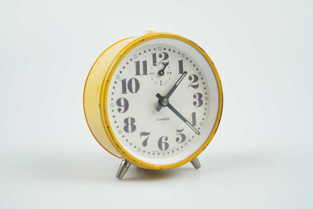 Mid Century (60s) Alarm Clock Made by Lumen P, Germany - Etsy