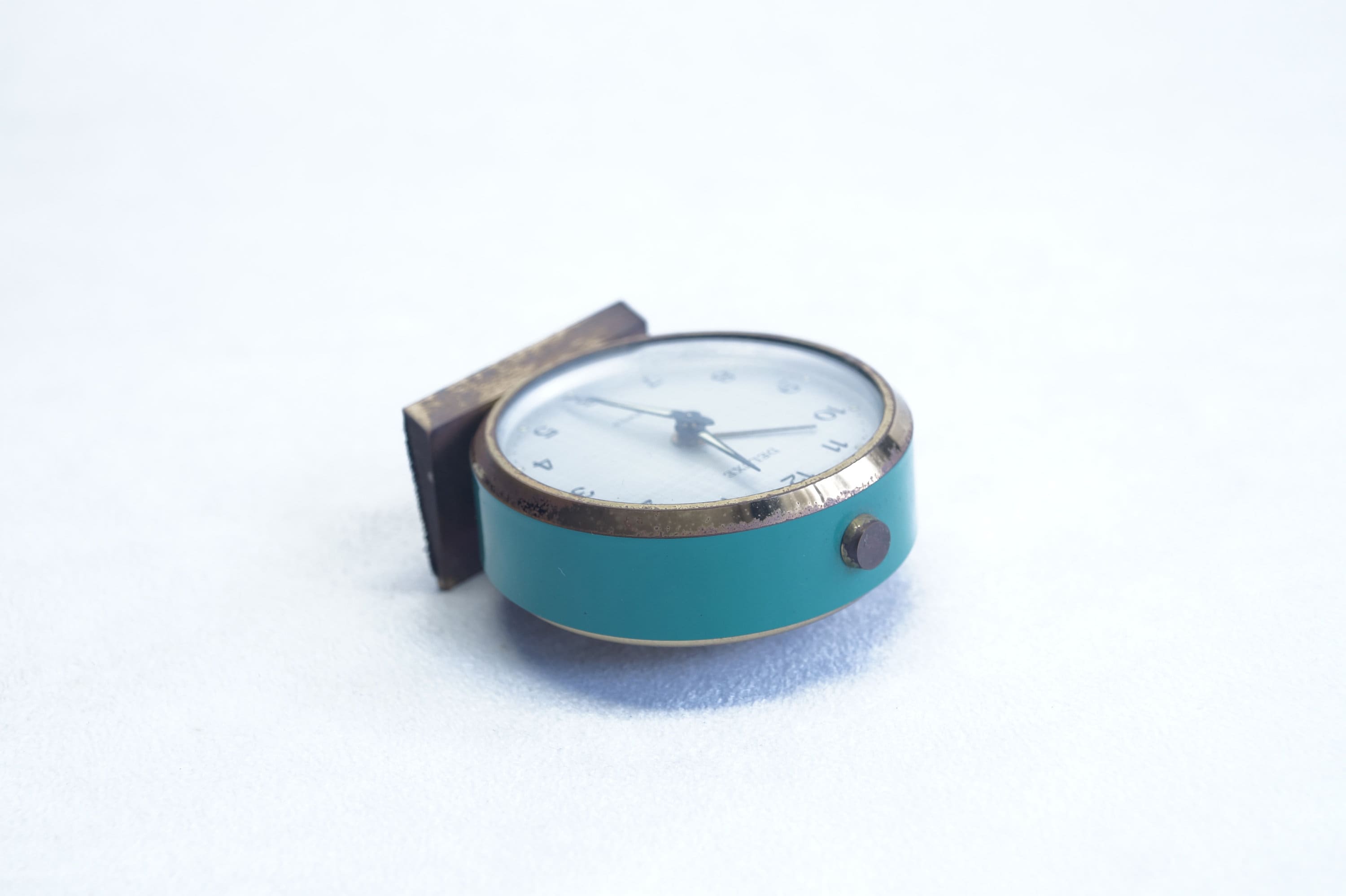 Vintage German Travel Alarm Clock deluxe 2 Jewels | Etsy