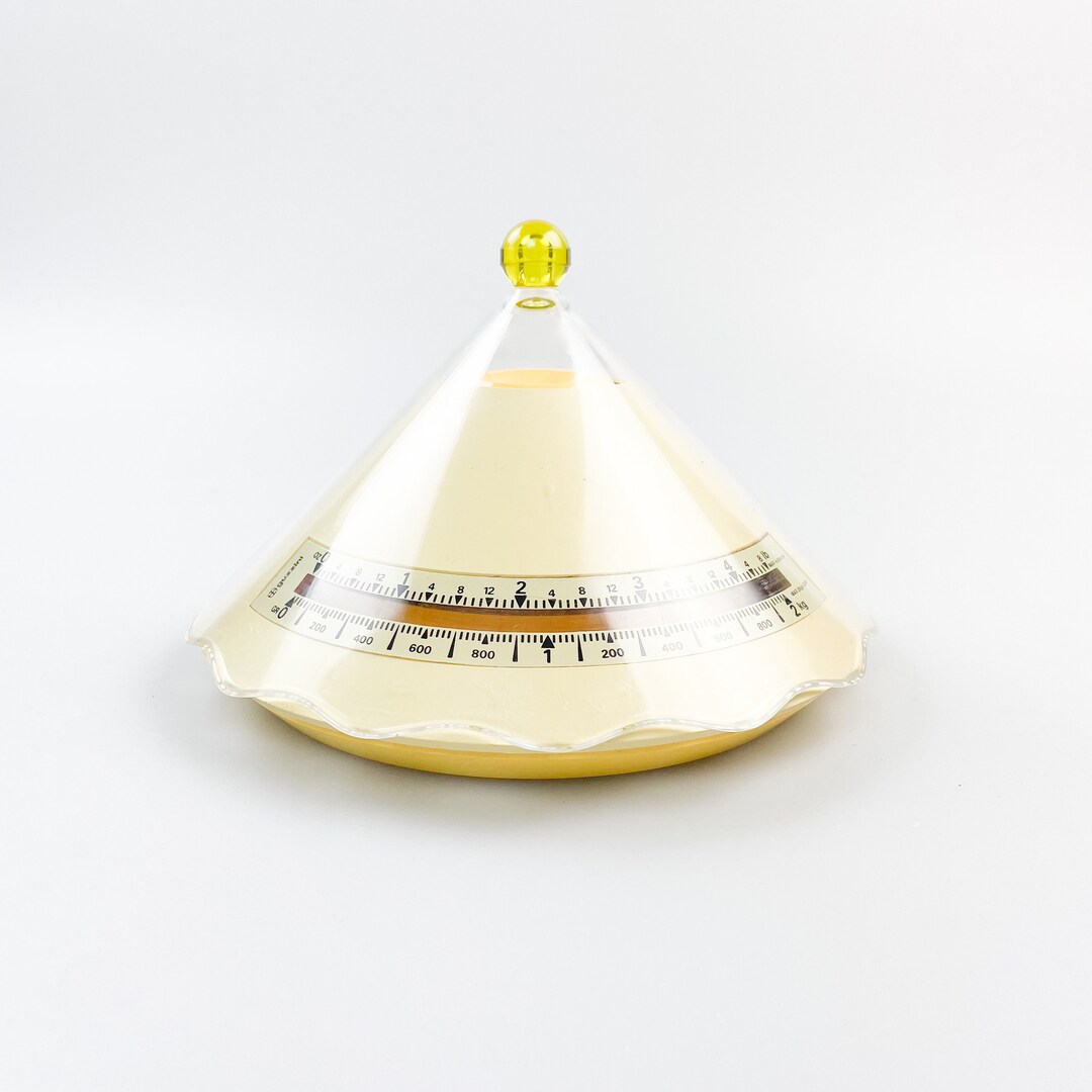 Vintage Jaren 1990 GUZZINI Dolly Keukenweegschaal Balans Pastelgeel - Etsy