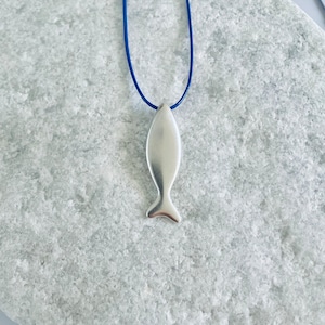 Greek Sea-inspired Fish Pendant Necklace, Nautical Fish Pendant ...