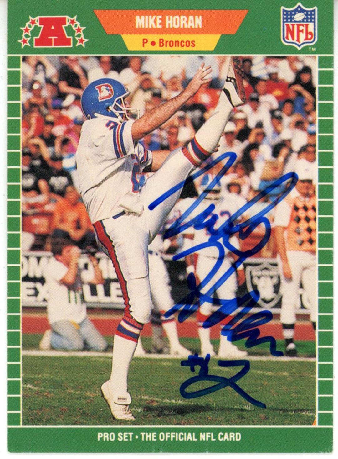 Mike Horan Autographed 1989 Pro Set #103 Trading Card Beckett 44827 - Etsy