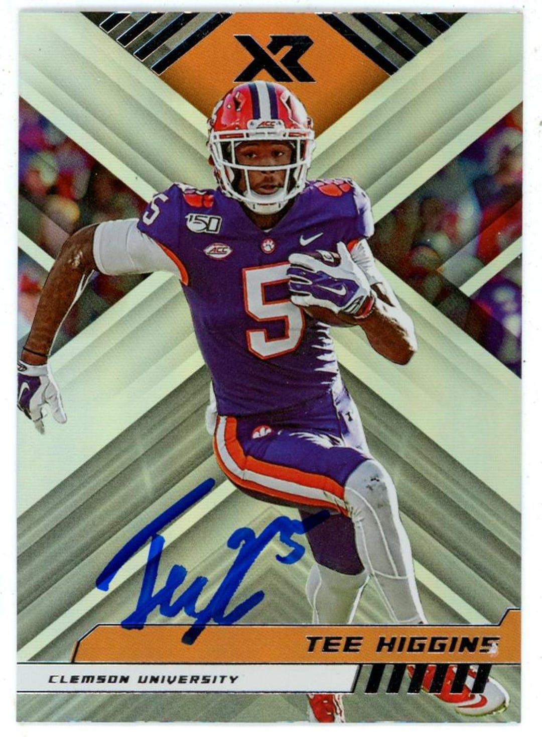 Tee Higgins Autographed/signed 2023 XR #21 Trading Card Beckett 50247 ...