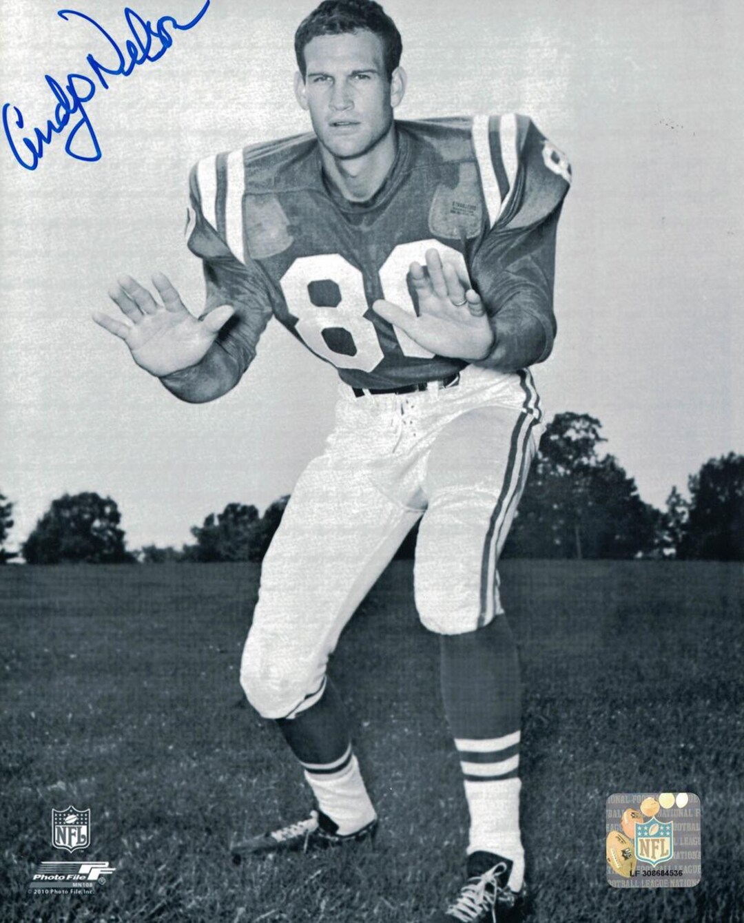 Andy Nelson Autographed/signed Baltimore Colts 8x10 Photo - Etsy