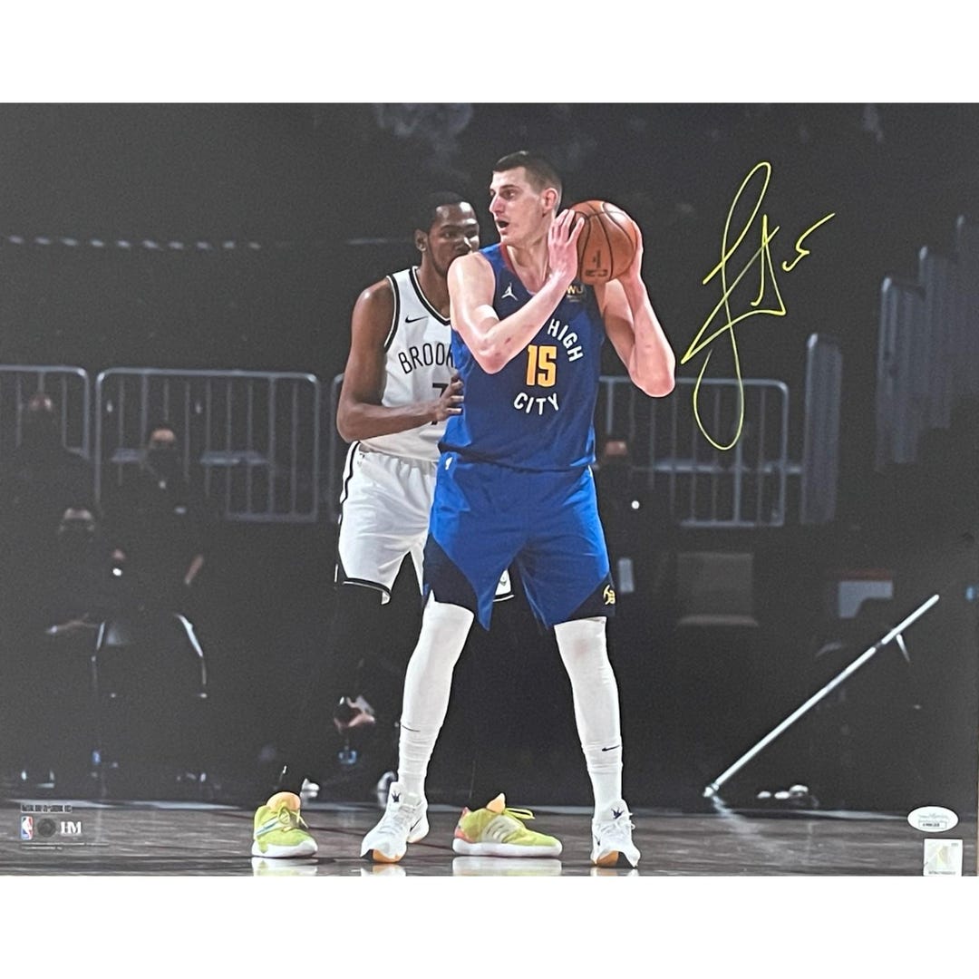 Nikola Jokic Autographed/signed Denver Nuggets 16x20 Photo JSA 46326 - Etsy