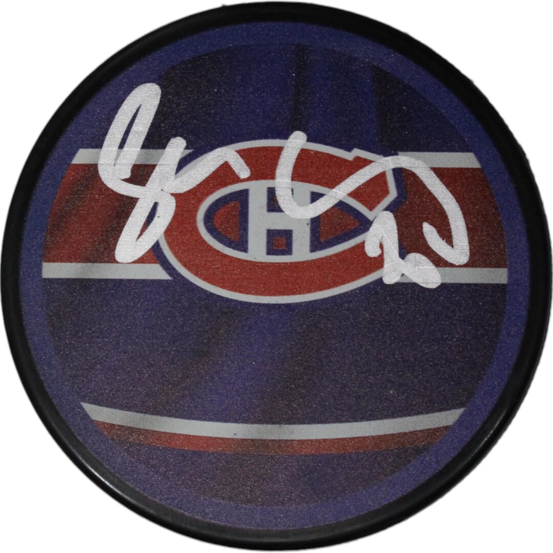 Juraj Slafkovsky Autographed/signed Montreal Canadiens Hockey Puck FAN ...