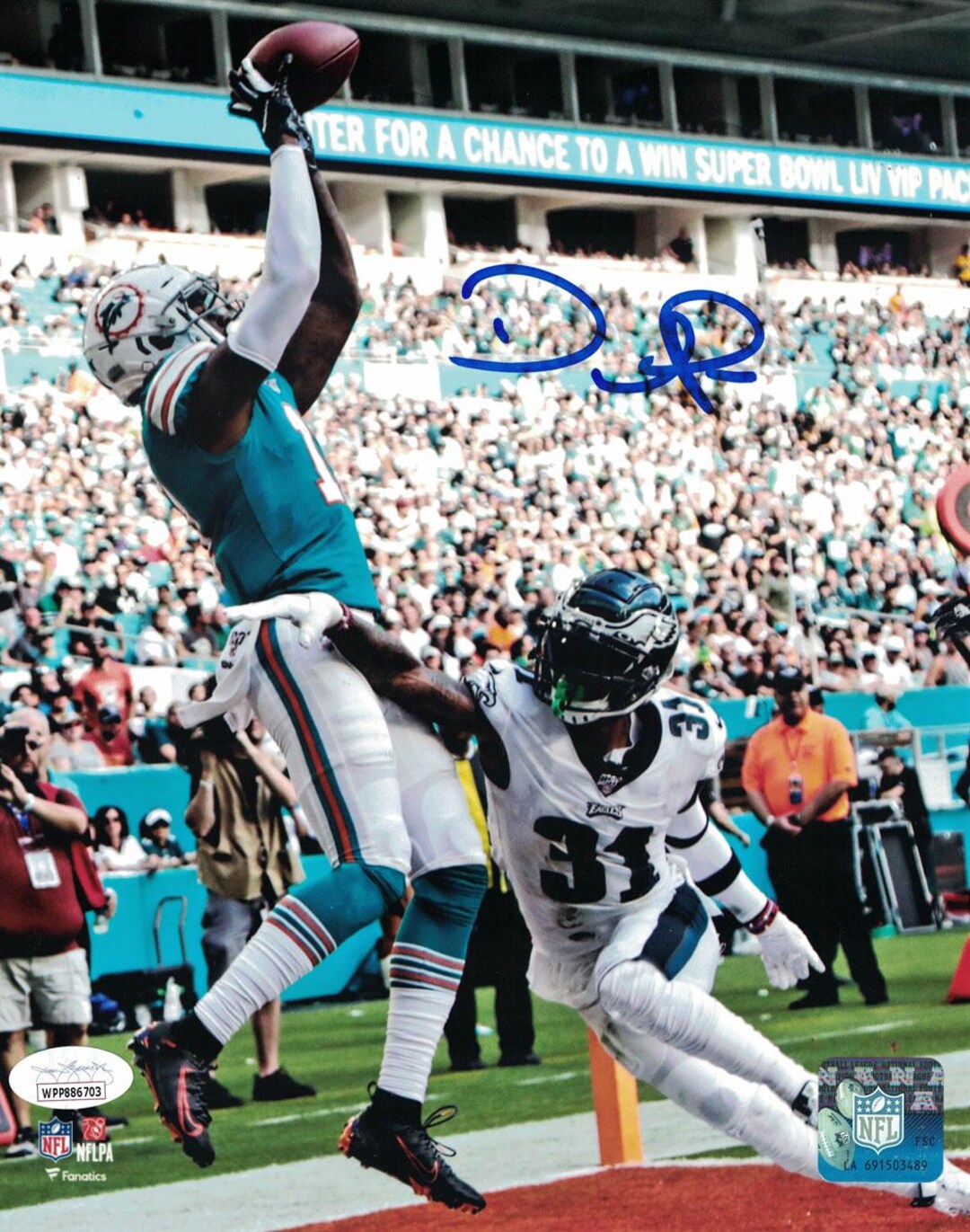 Devante Parker Autographed/signed Miami Dolphins 8x10 Photo JSA PF - Etsy