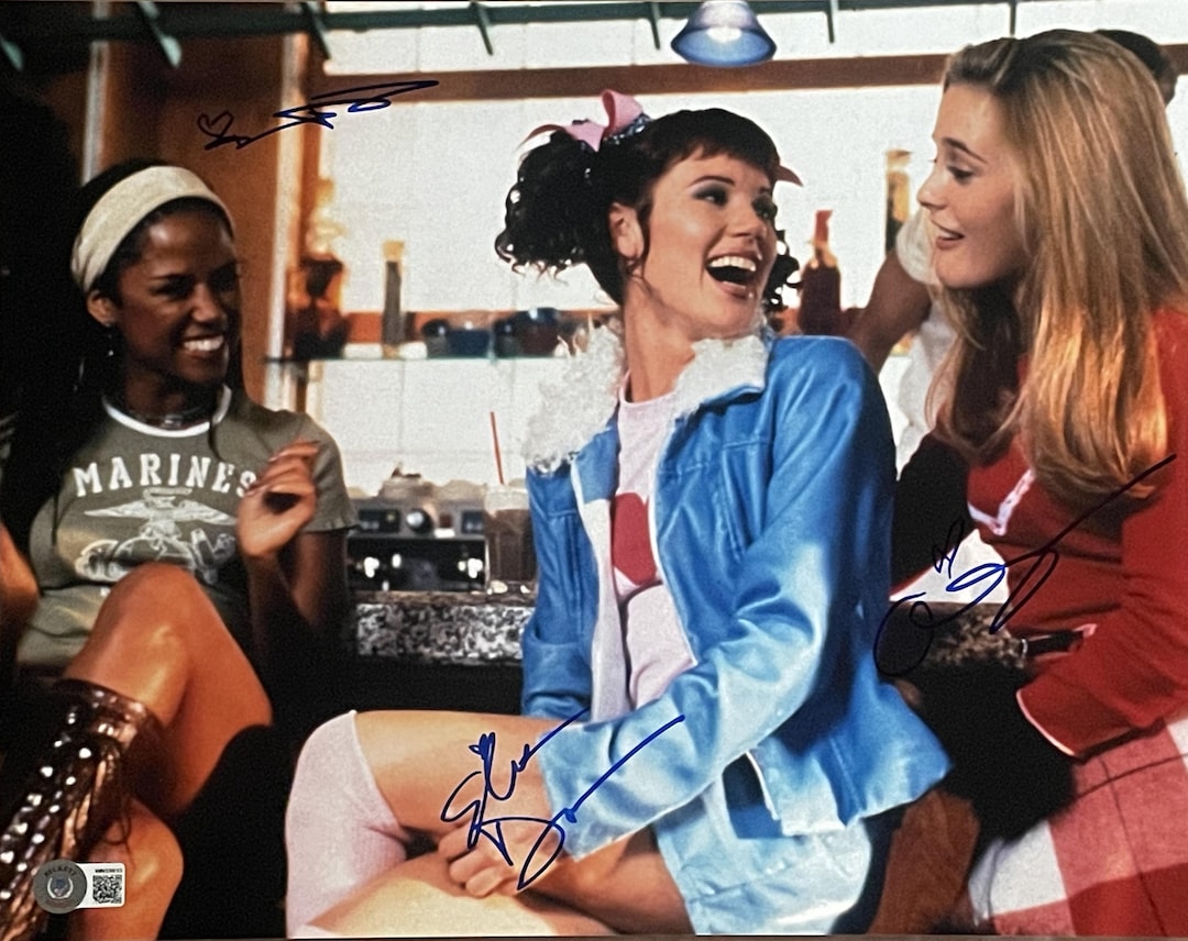 Alicia Silverstone Stacey Dash Elisa Donovan Autographed 11x14 Beckett ...