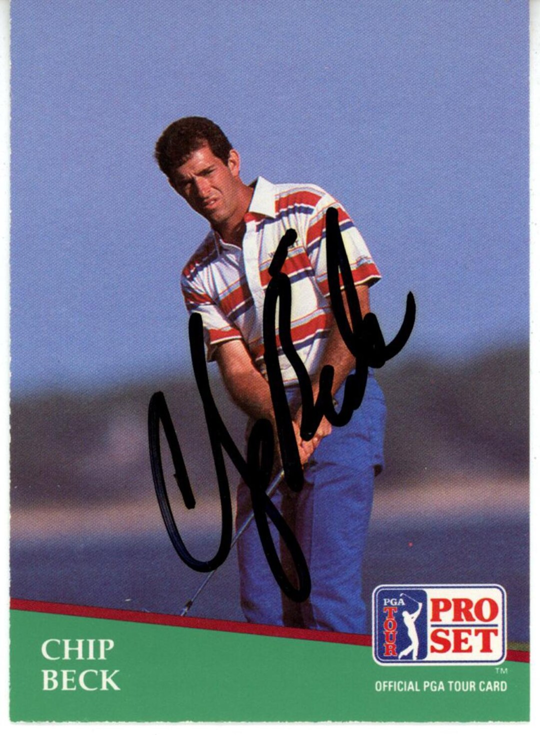 Chip Beck Autographed 1991 Pro Set #71 Trading Card Beckett 44834 - Etsy
