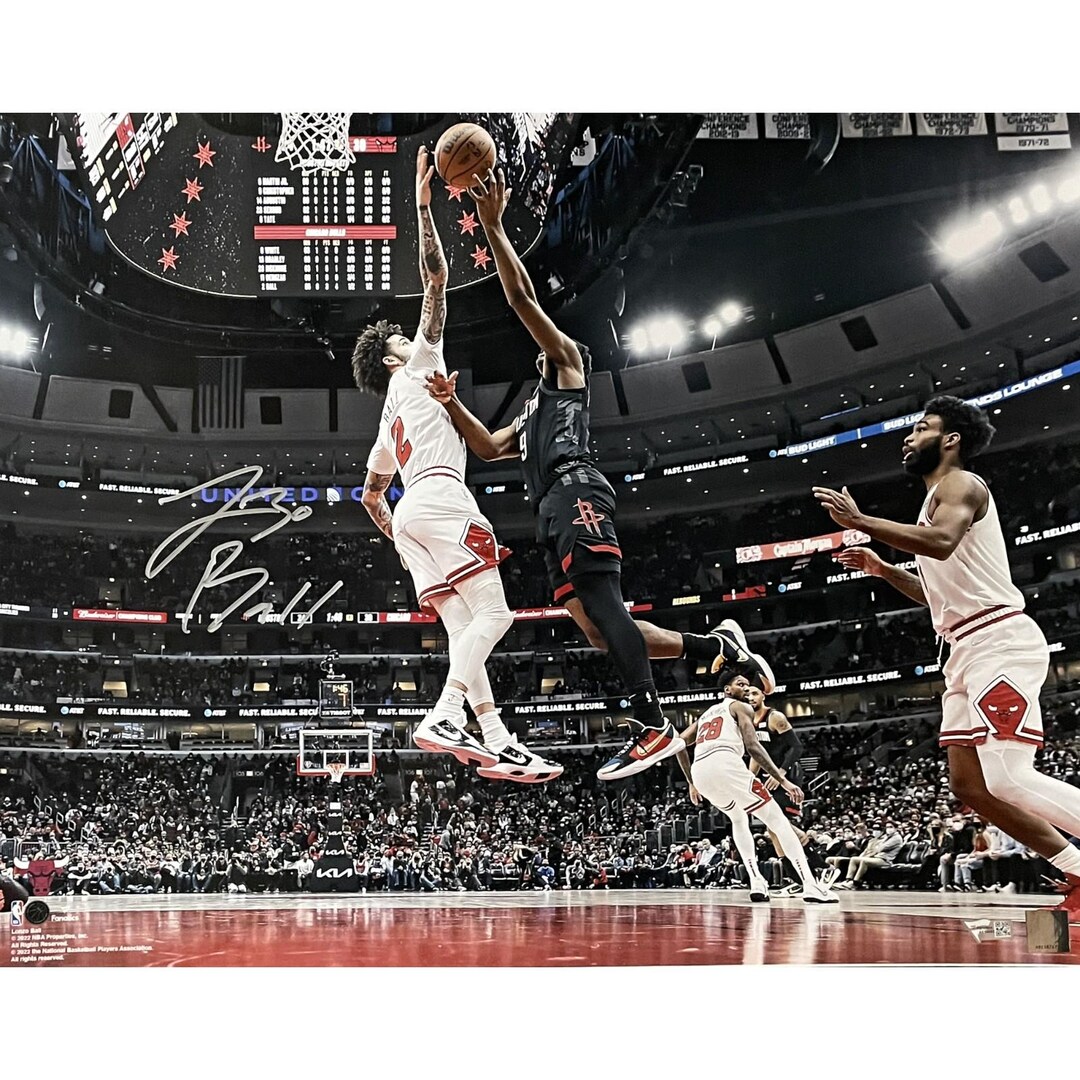 Lonzo Ball Autographed/signed Chicago Bulls 16x20 Photo FAN 46861 - Etsy