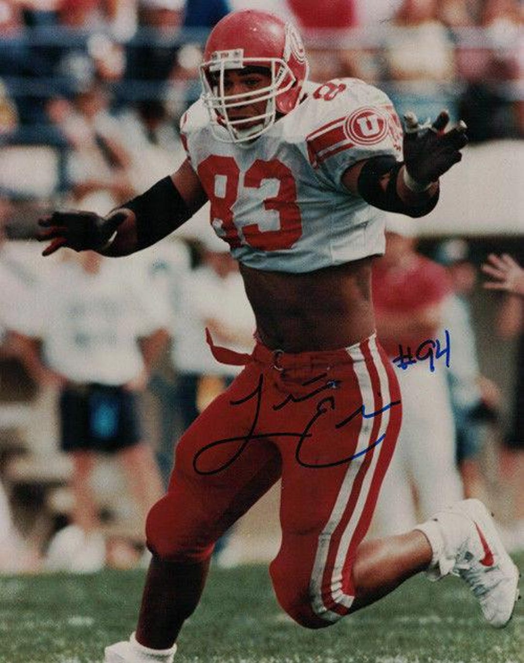 Luther Ellis Autographed Utah Utes 8x10 Photo 11157 - Etsy