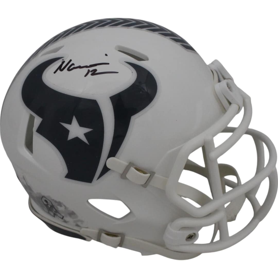 Nico Collins Autographed/signed Houston Texans 24 STS Mini Helmet ...