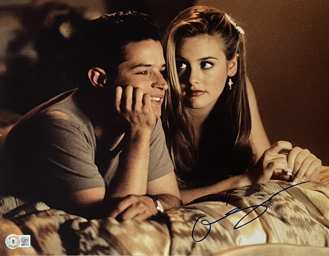 Alicia Silverstone Autographed/signed Clueless 11x14 Photo Beckett 46644 - Etsy