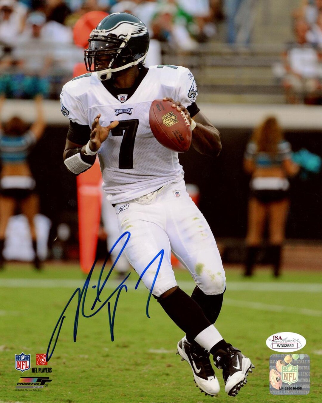Michael Vick Autographed/signed Philadelphia Eagles 8x10 Photo JSA ...