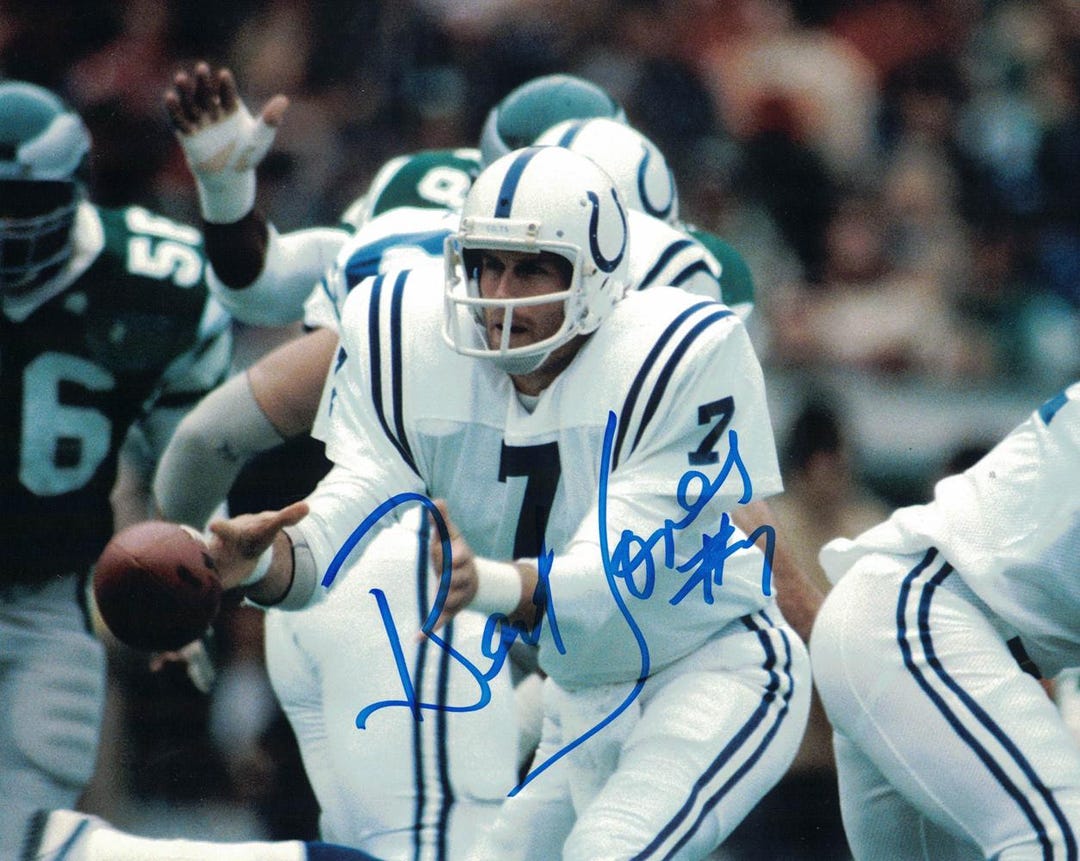 Bert Jones Autographed/signed Baltimore Colts 8x10 Photo - Etsy