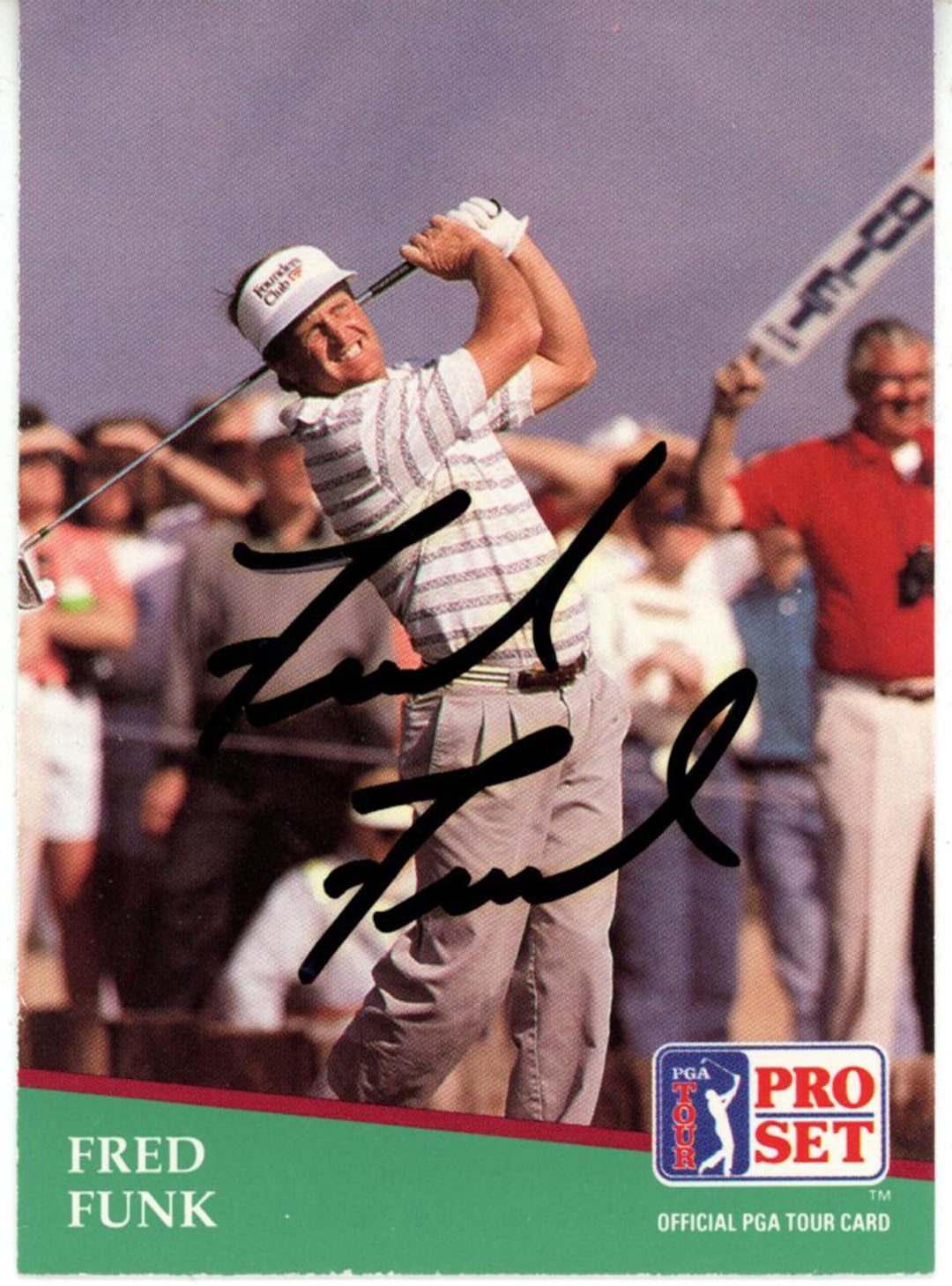 Fred Funk Autographed 1991 Pro Set #54 Trading Card Beckett 44853 - Etsy