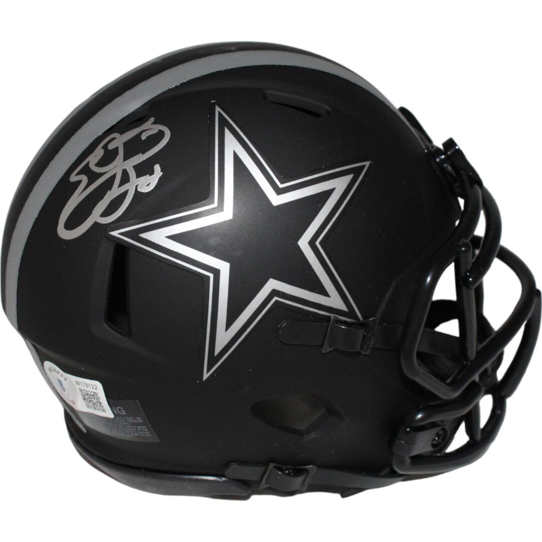 Emmit Smith Signed Dallas Cowboys Eclipse Mini Helmet Beckett - Etsy