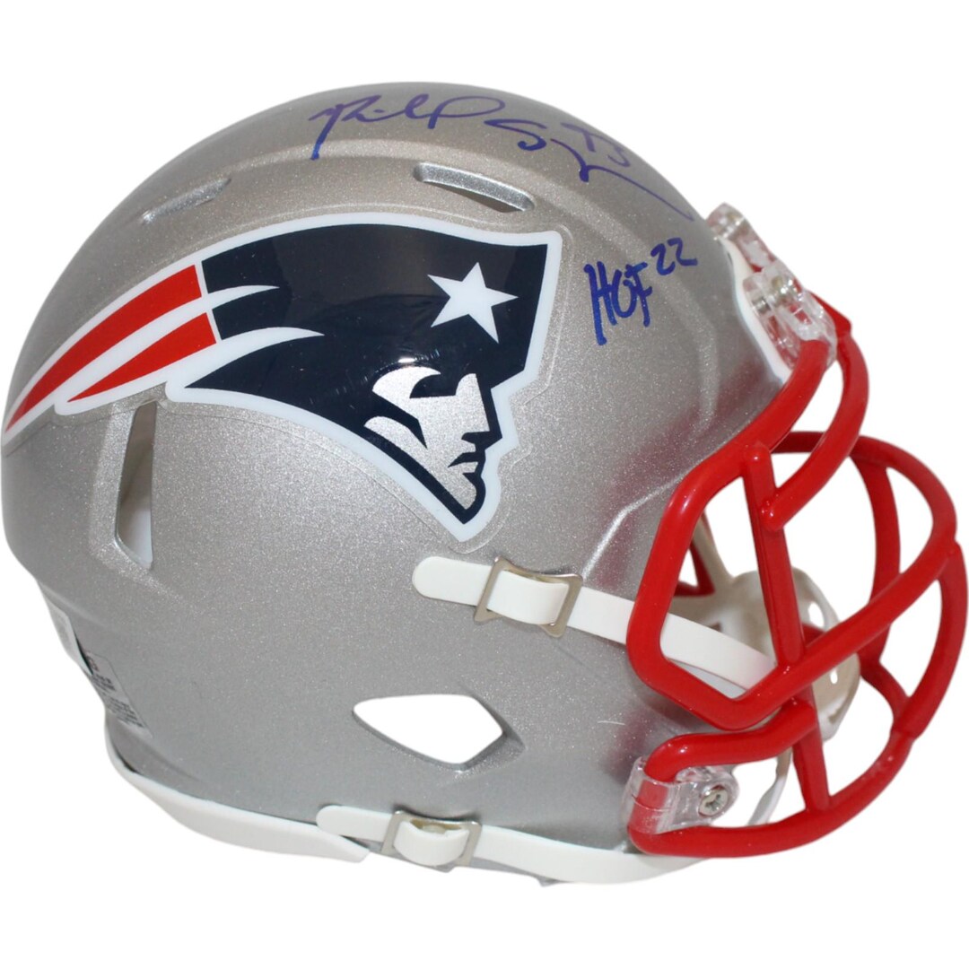 Richard Seymour Autographed New England Patriots Mini Helmet HOF ...