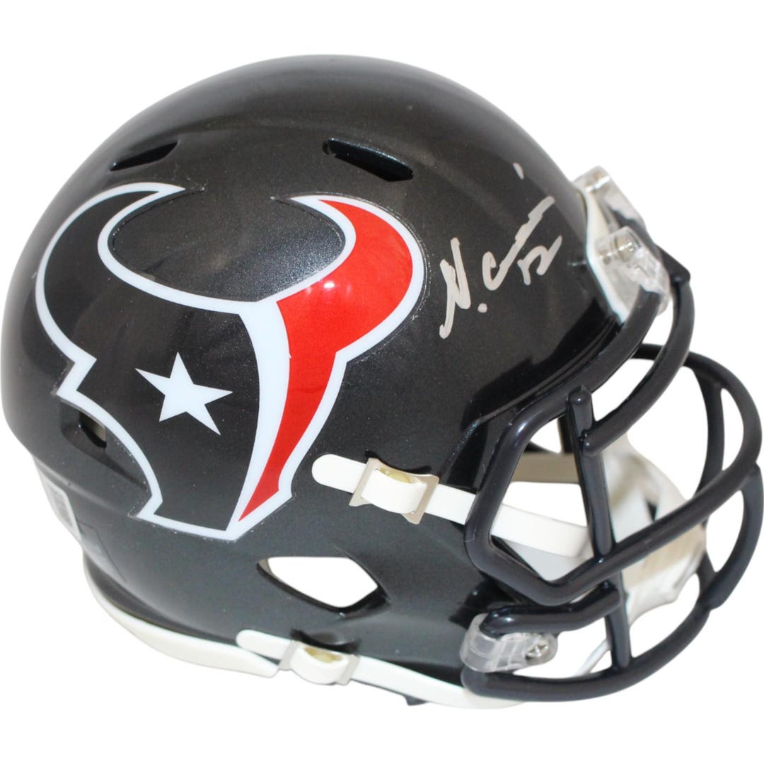 Nico Collins Autographed/signed Houston Texans Speed Mini Helmet ...