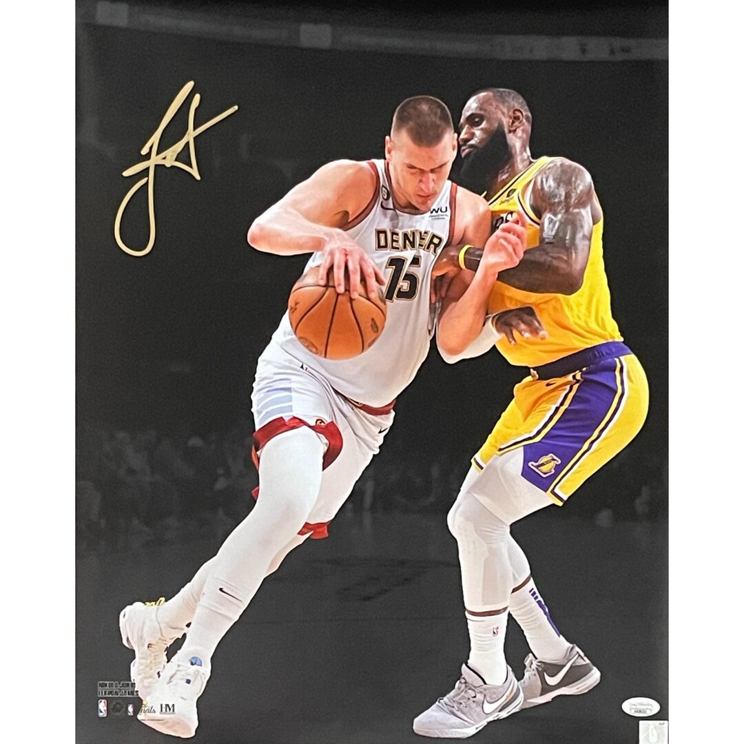 Nikola Jokic Autographed/signed Denver Nuggets 16x20 Photo JSA 46333 - Etsy