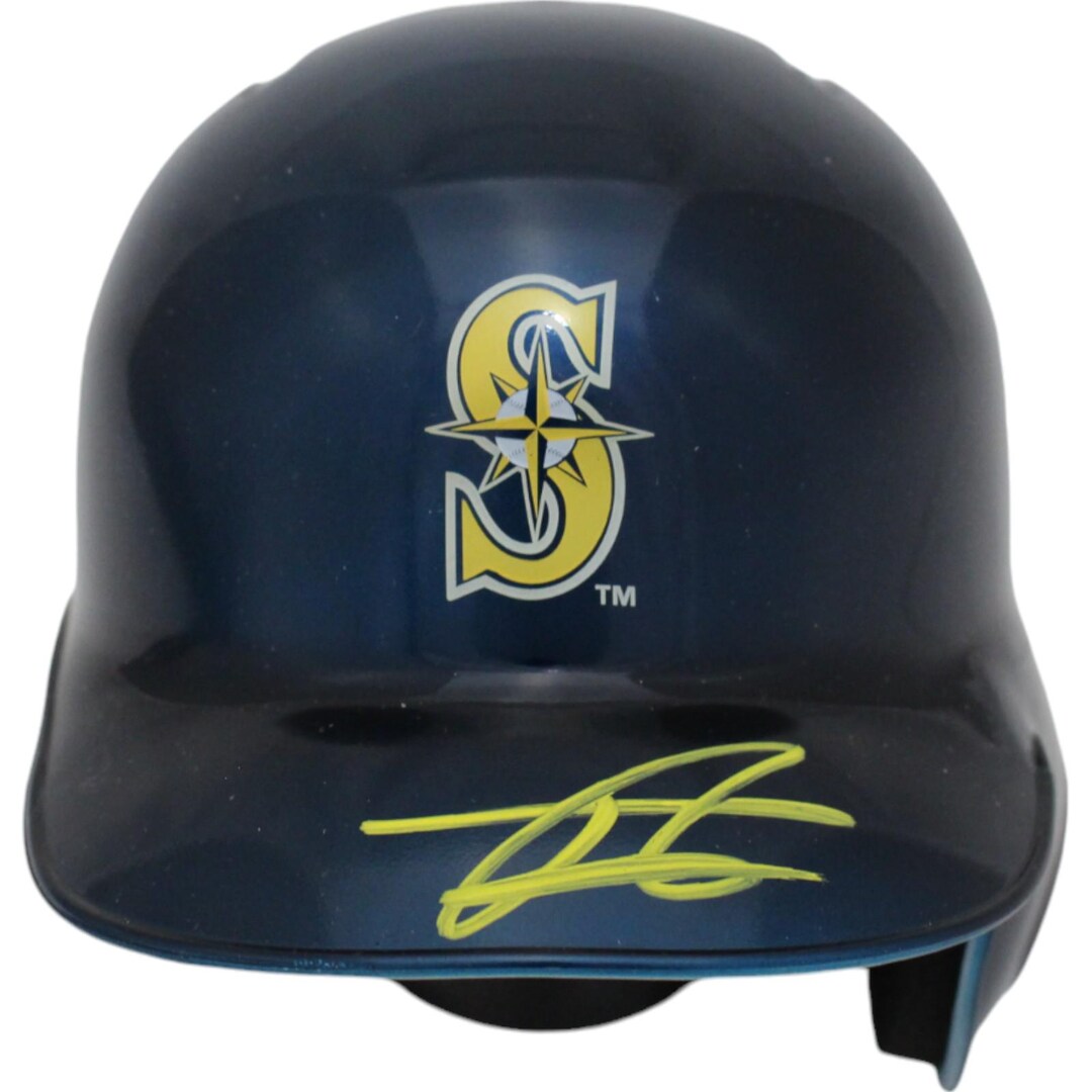 Julio Rodriguez Autographed/signed Seattle Mariners Mini Helmet MLB ...