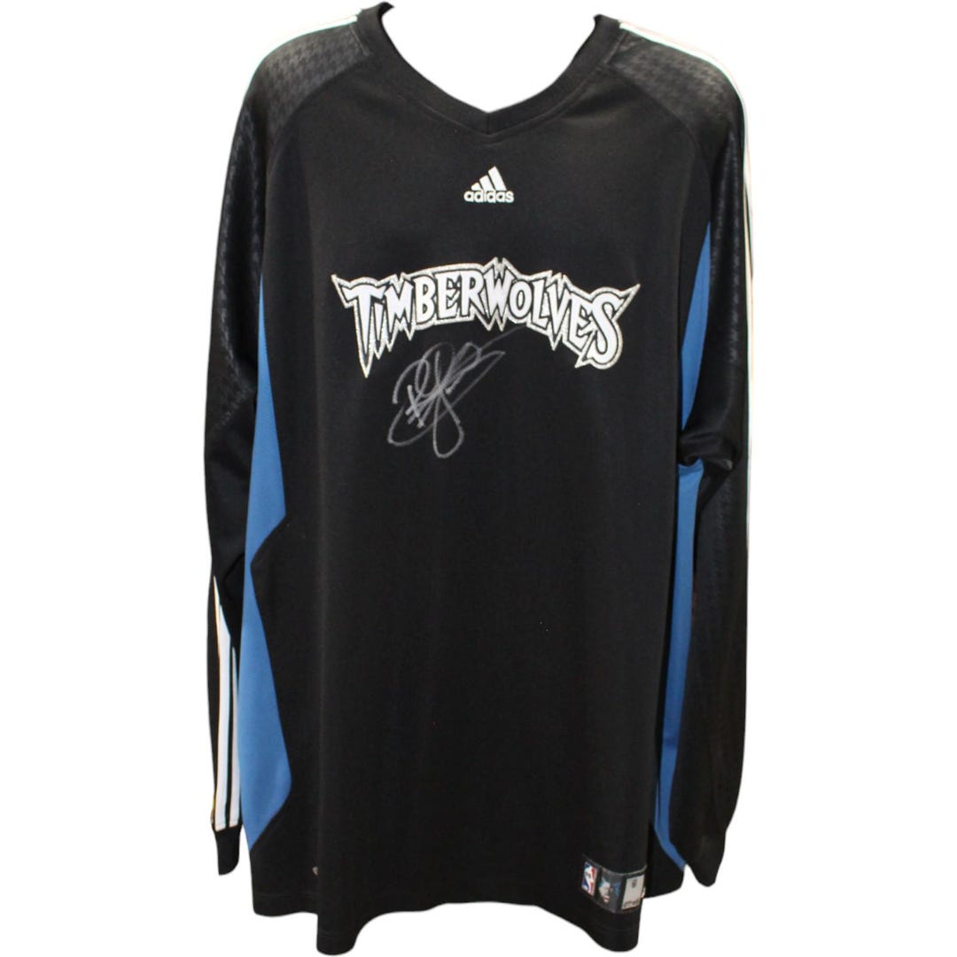Ryan Gomes Signed Game Used Dallas Mavericks Adidas 3XLT Black Warmup ...