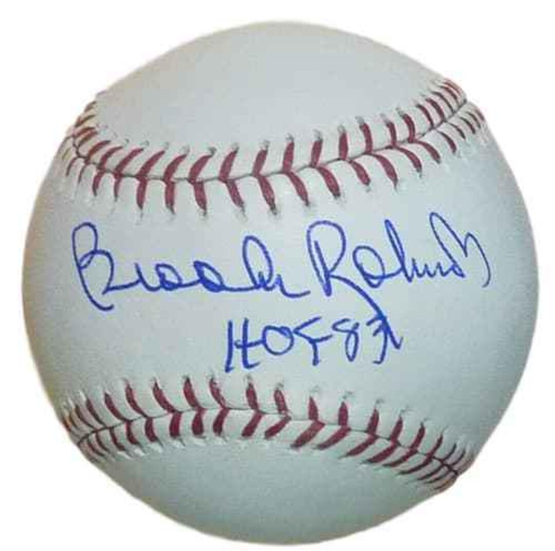 Brooks Robinson Autographed Official Major League Baseball W/hof 83 - Etsy