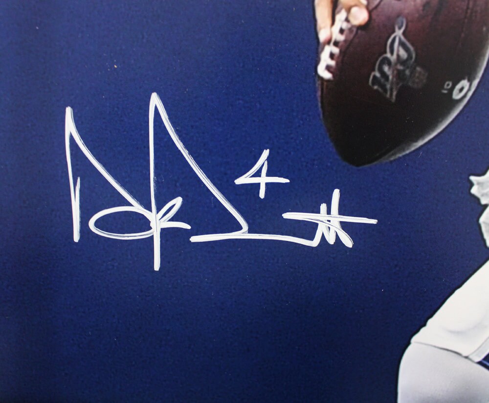 Dak Prescott Autographed/signed Dallas Cowboys 16x20 Photo Beckett ...