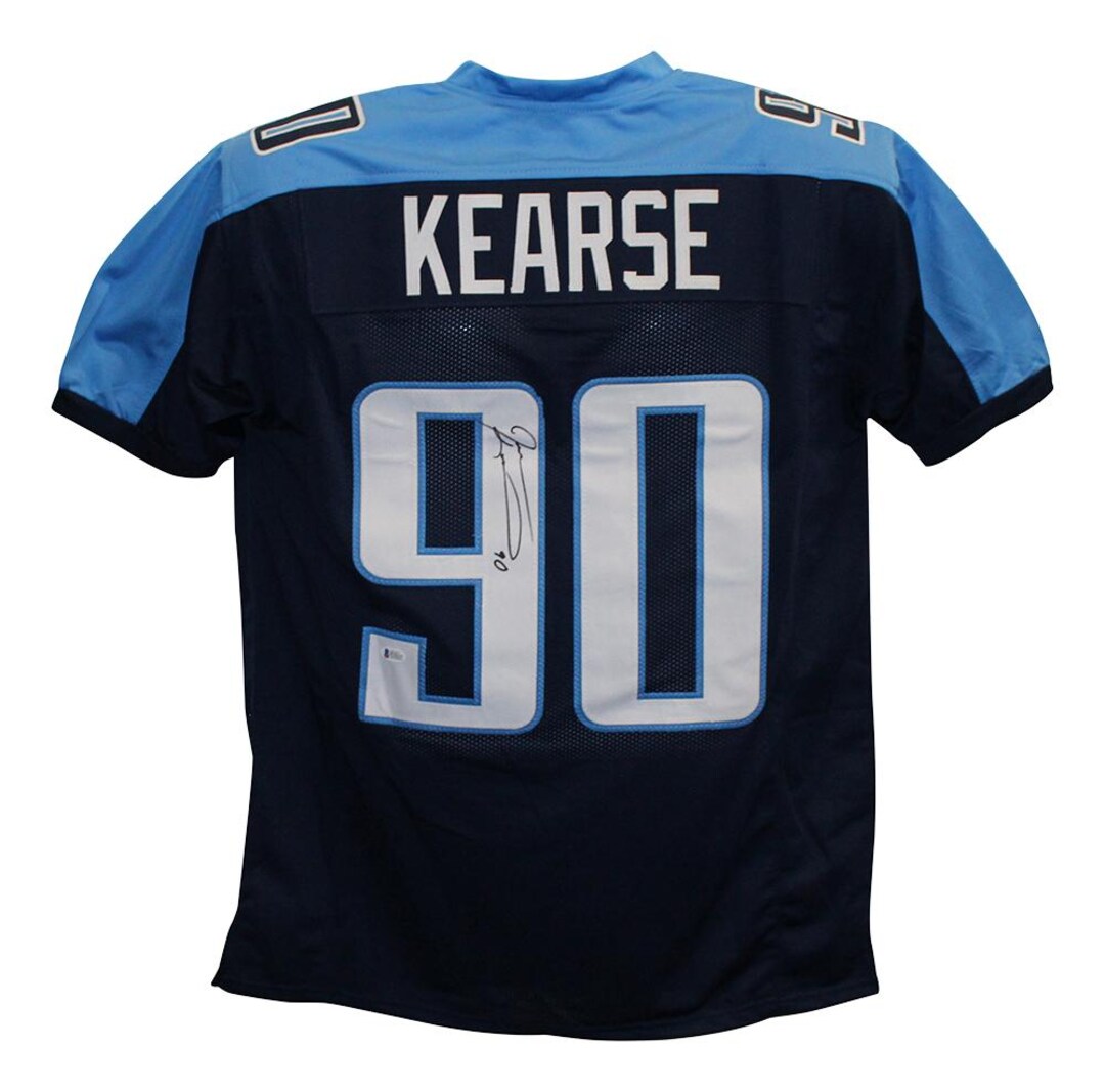 Jevon Kearse Autographed/signed Tennessee Titans Blue XL Jersey BAS - Etsy