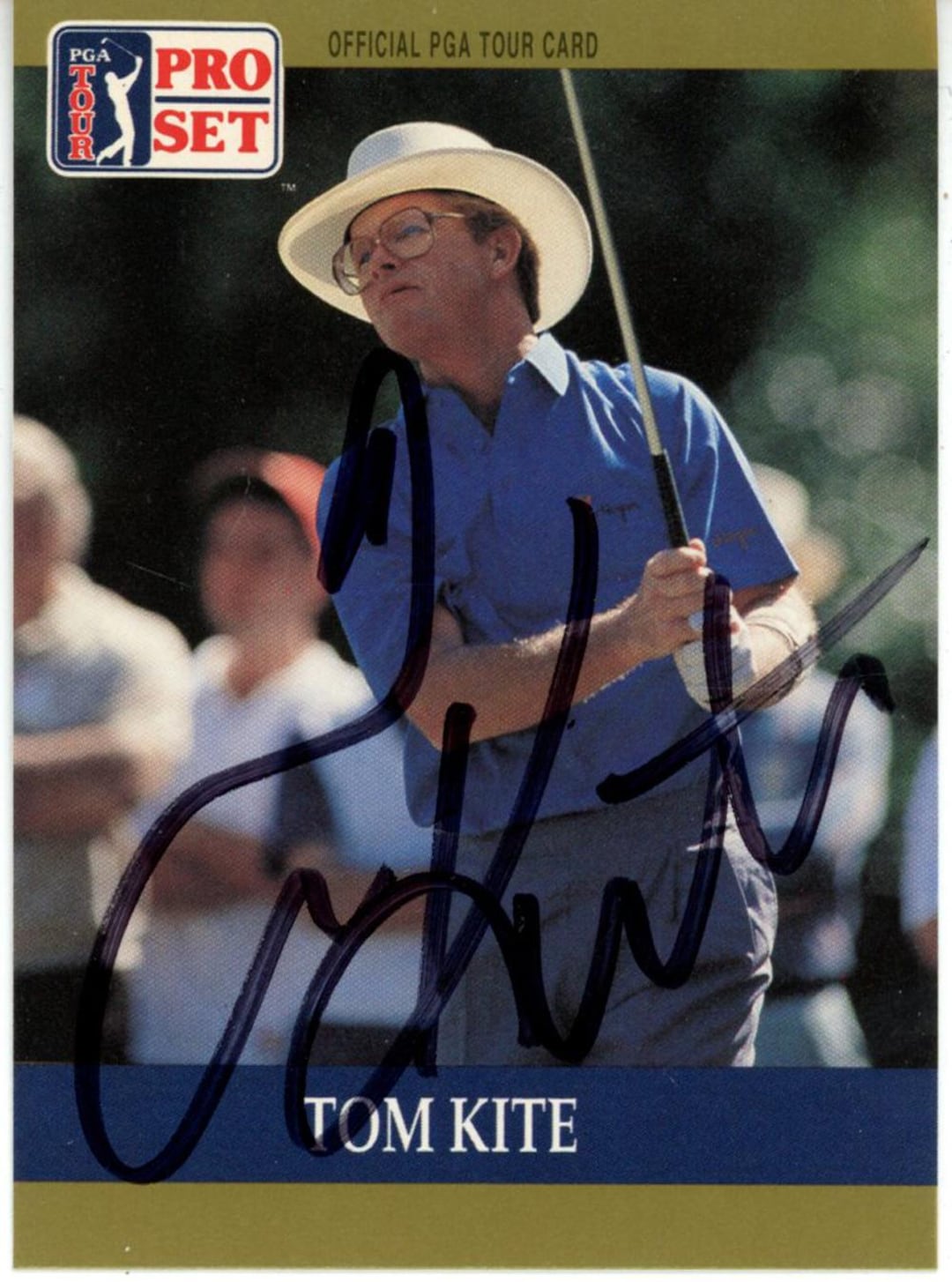 Tom Kite Autographed 1990 Pro Set #6 Trading Card Beckett 44864 - Etsy