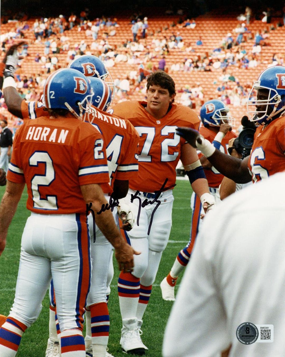 Keith Kartz Autographed/signed Denver Broncos 8x10 Photo BAS 45195 - Etsy