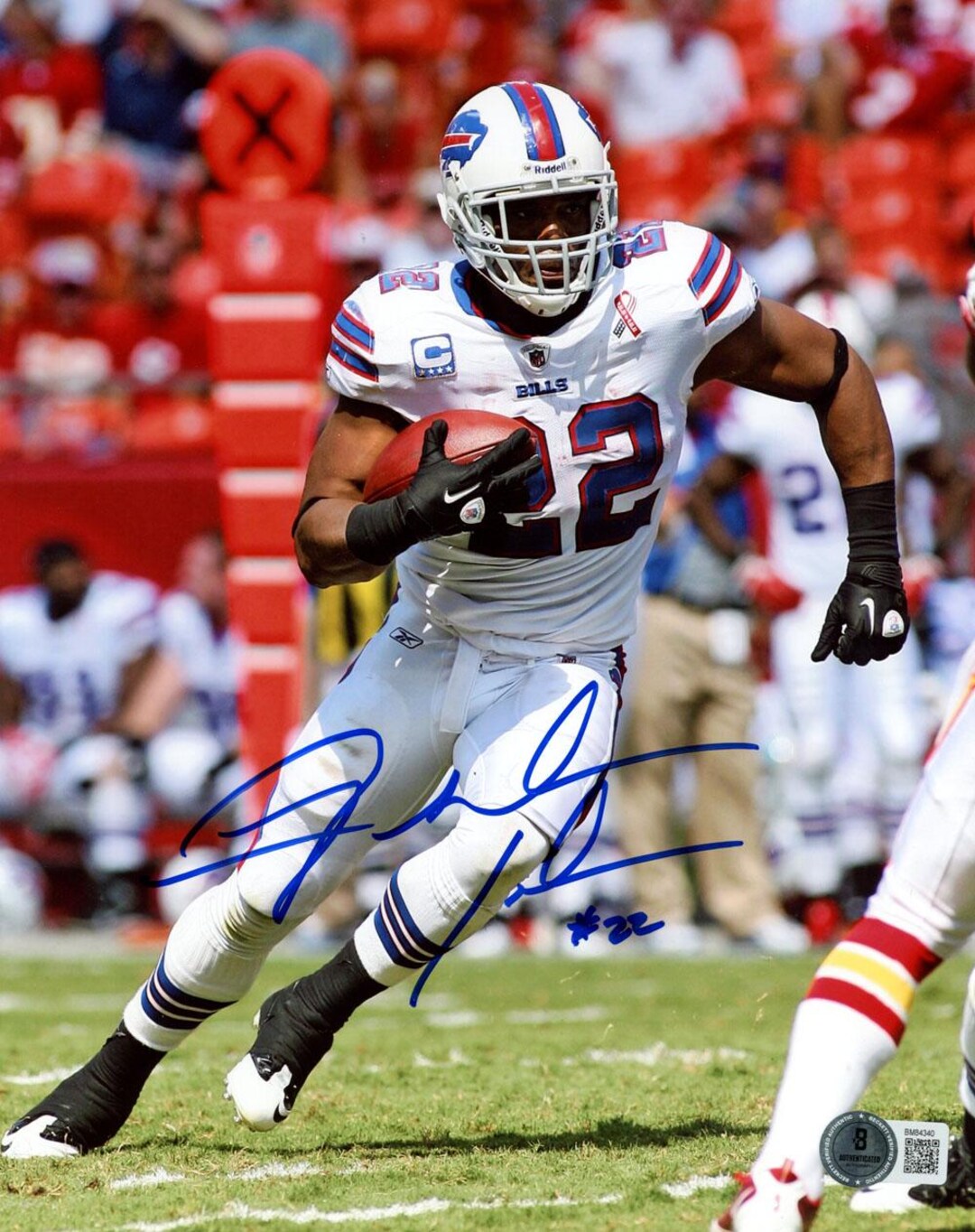Fred Jackson Autographed/signed Buffalo Bills 8x10 Photo Beckett 45692 ...