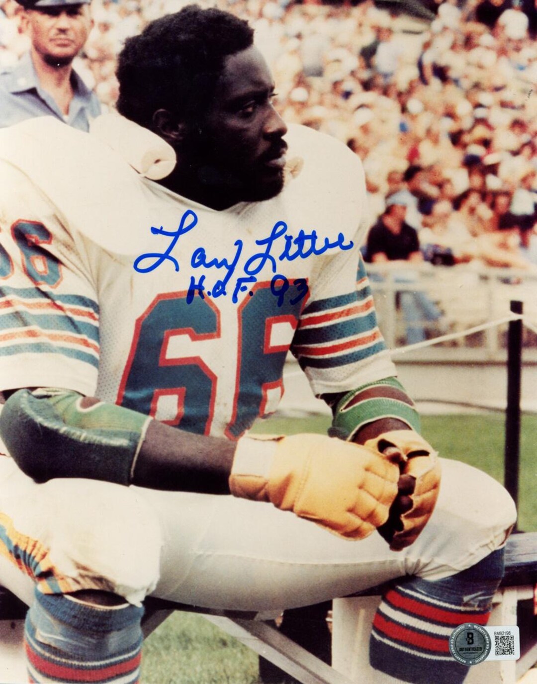 Larry Little Autographed Miami Dolphins 8x10 Photo HOF Beckett 47789 - Etsy