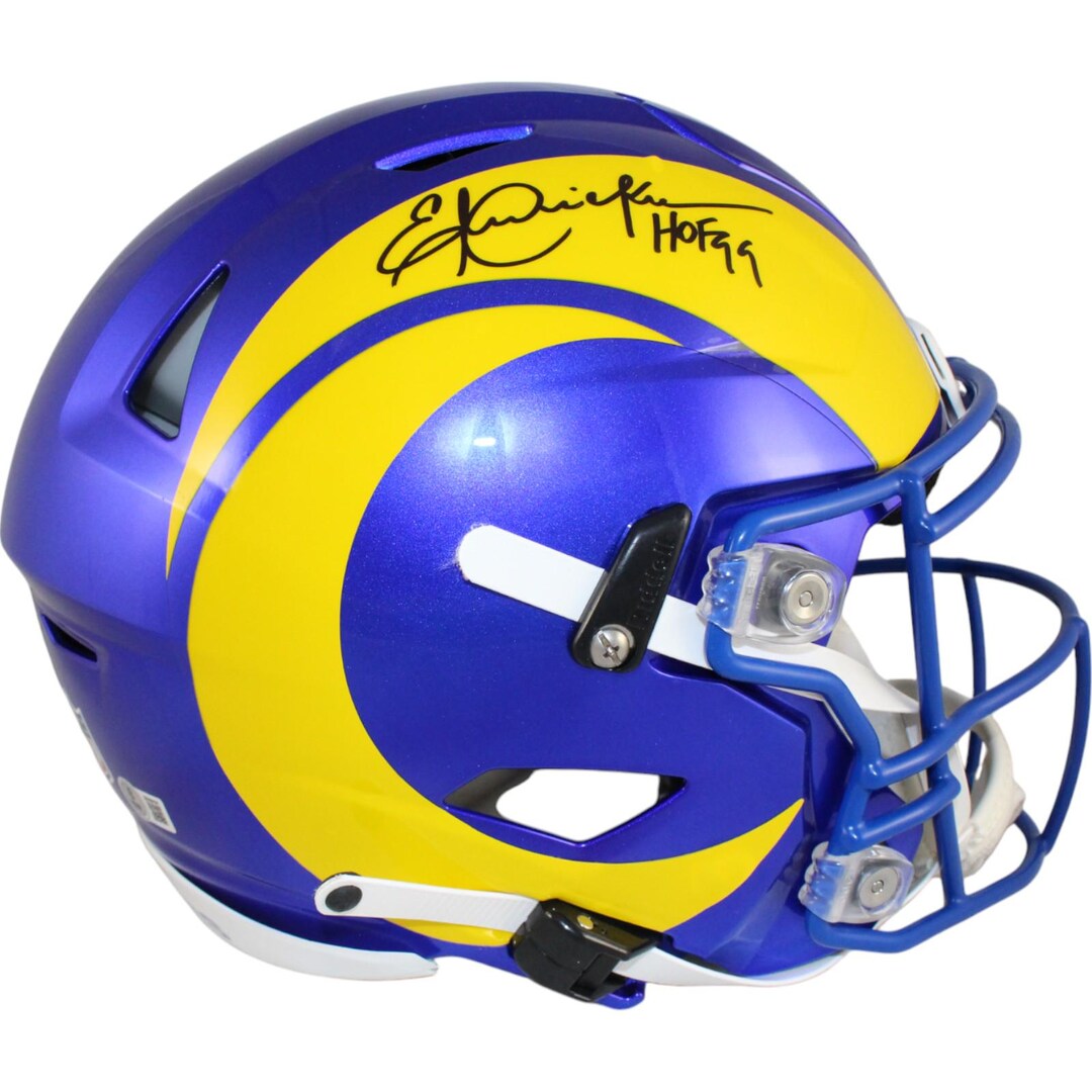Eric Dickerson Autographed Los Angeles Rams Speedflex Helmet HOF ...