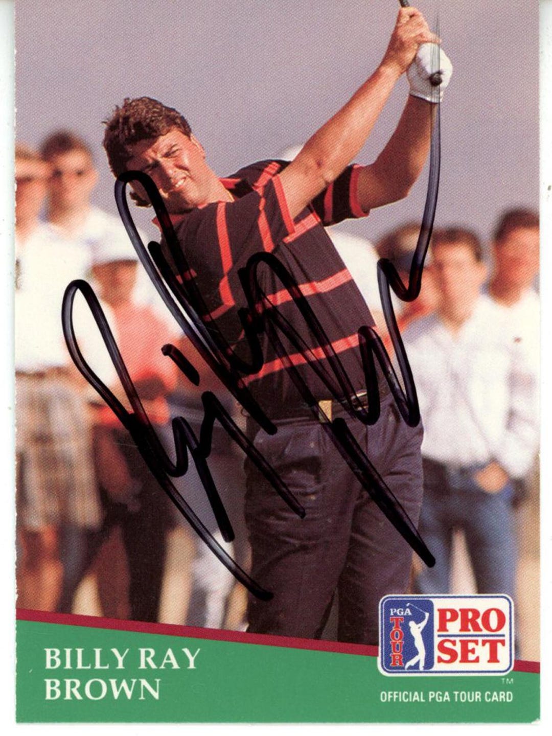 Billy Ray Brown Autographed 1991 Pro Set #157 Trading Card Beckett ...