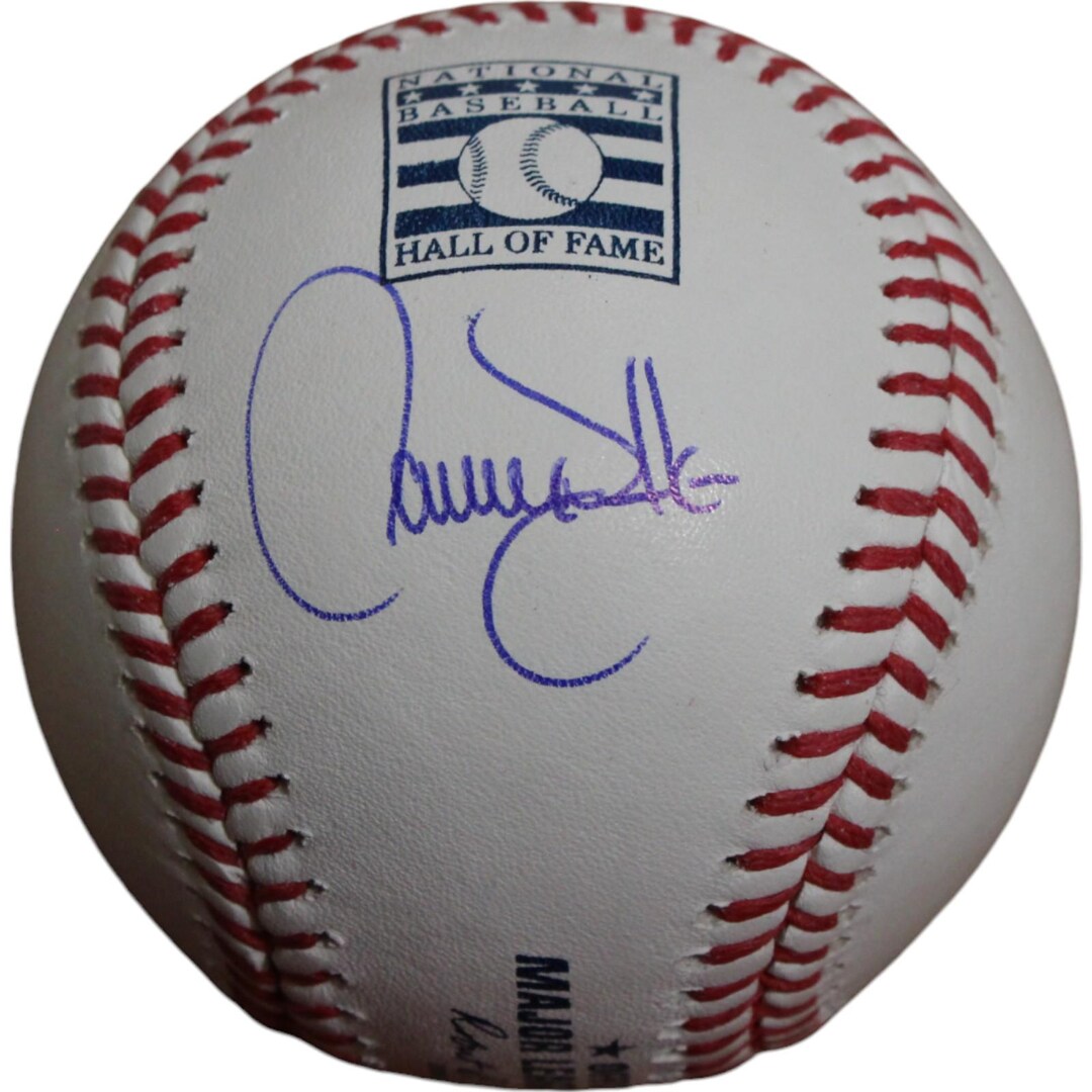 Larry Walker Autographed/signed Rockies HOF OML Baseball TRI 47368 - Etsy