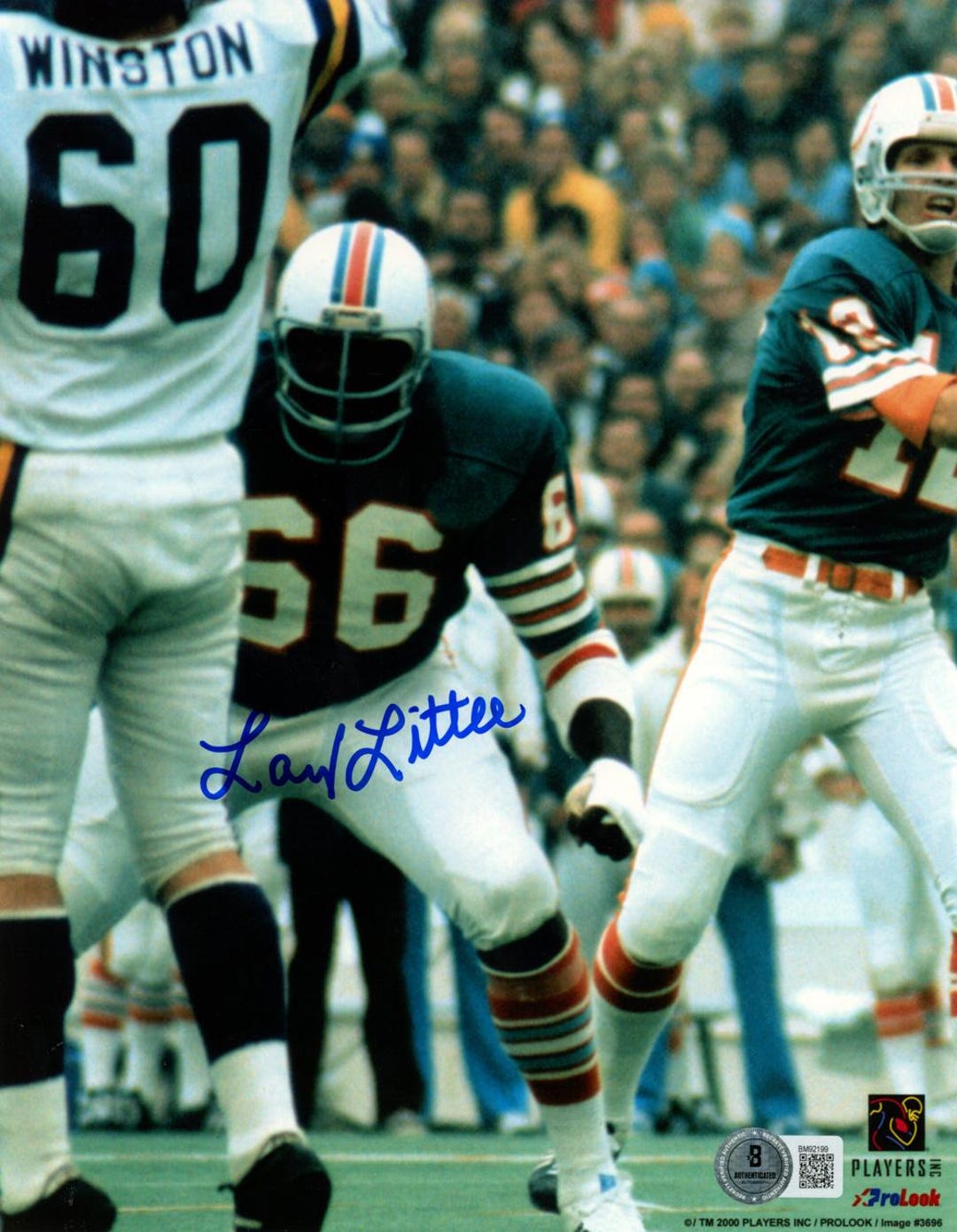 Larry Little Autographed/signed Miami Dolphins 8x10 Photo Beckett 47790 ...