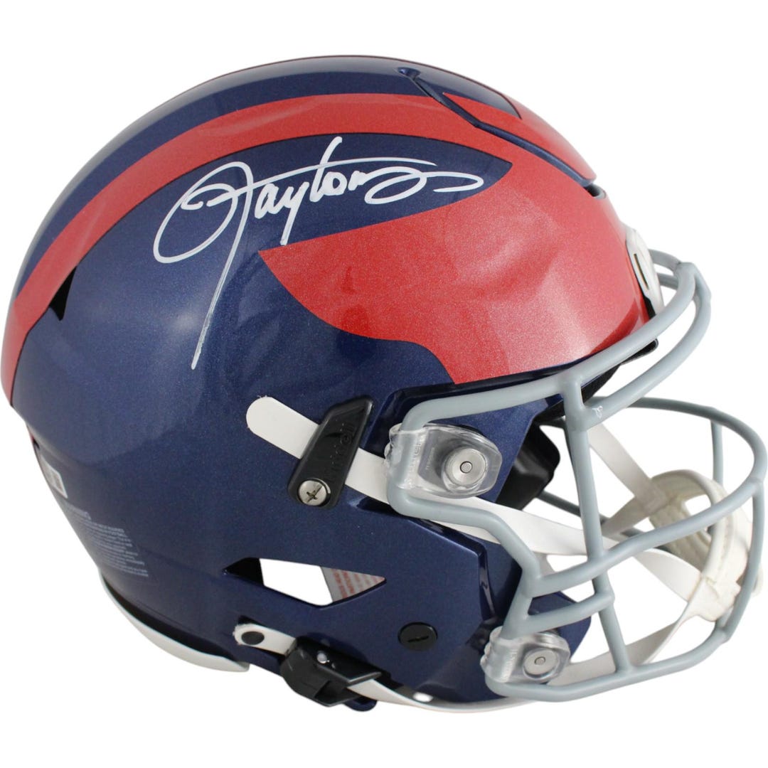 Lawrence Taylor Signed New York Giants Alt 24 Speedflex Helmet Beckett ...
