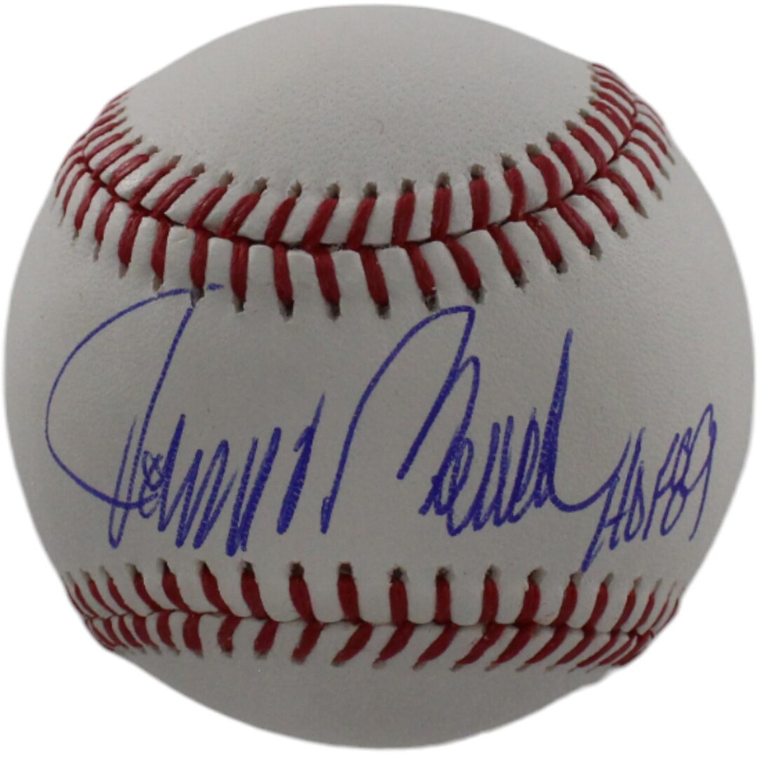 Johnny Bench Autographed/signed Cincinnati Reds OML Baseball HOF FAN ...
