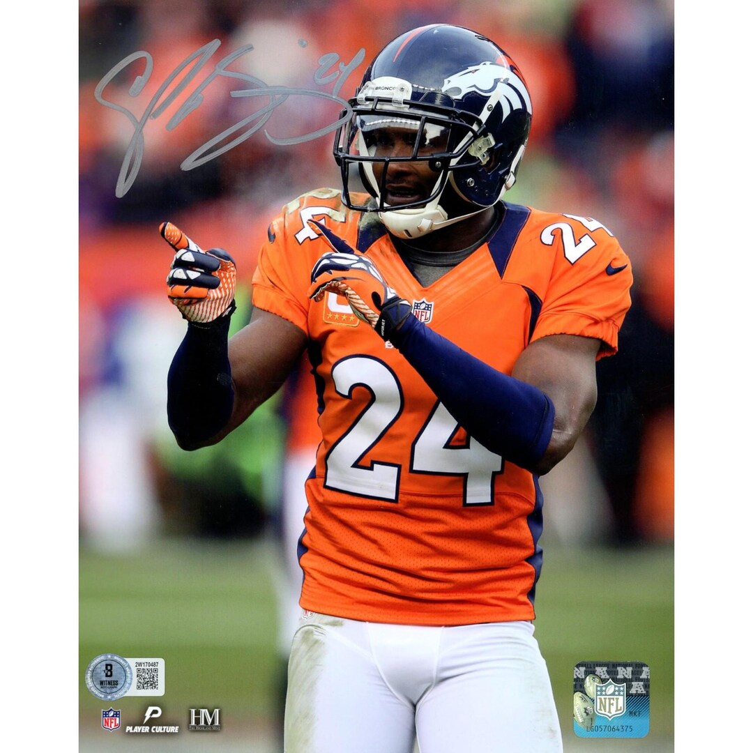 Champ Bailey Autographed/signed Denver Broncos 8x10 Photo Beckett 48643 ...