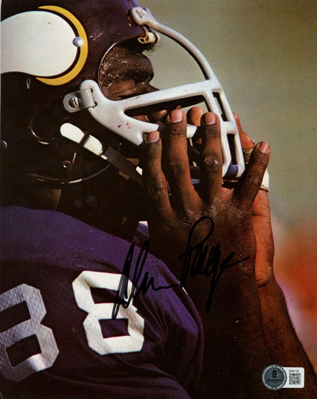 Alan Page Autographed Minnesota Vikings Magazine Page Beckett 48241 - Etsy