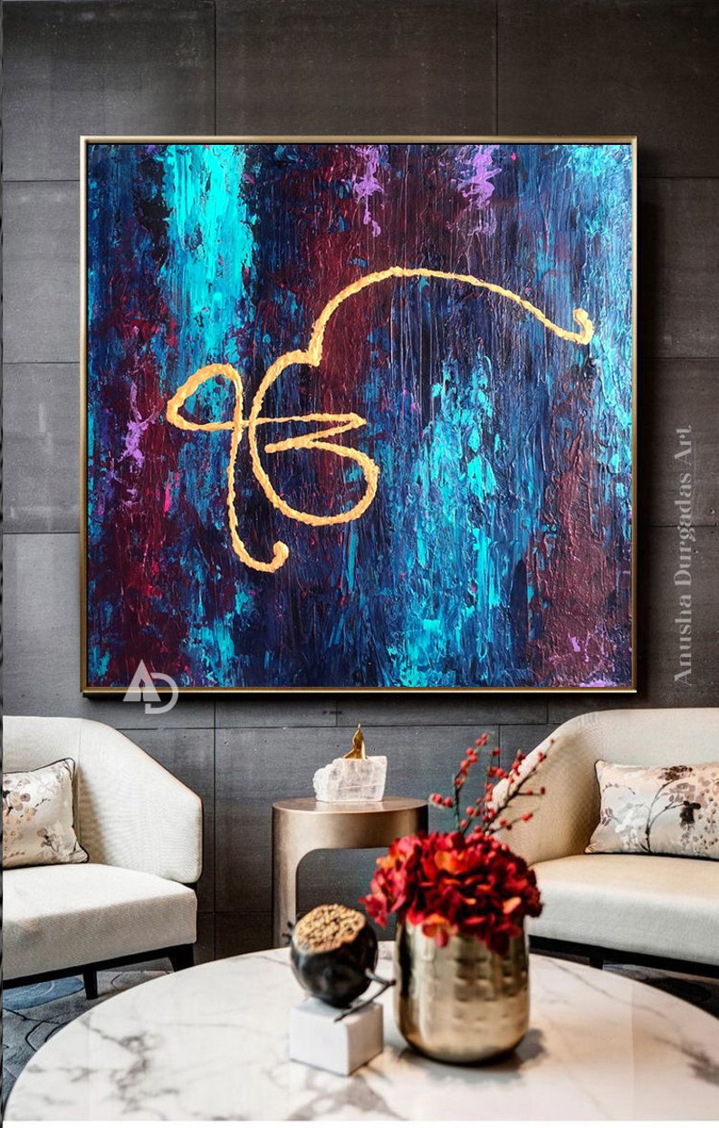 Ek Onkar Art Sikh Modern Art Sikhism Painting Punjab Art Gurudwara Art ...